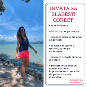 Invata sa slabesti corect - Nutritionist Sportiv - Roxana Sandu-Radu